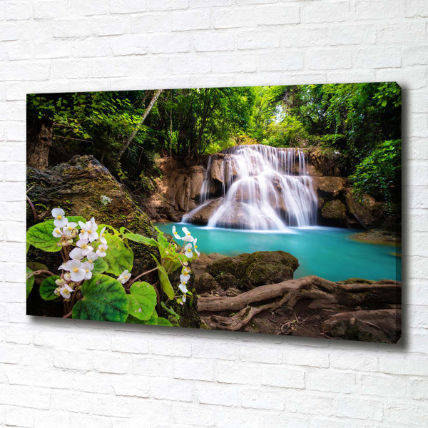 Union Rustic Wasserfall Thailand - Kunstdrucke auf Leinwand | Wayfair.de